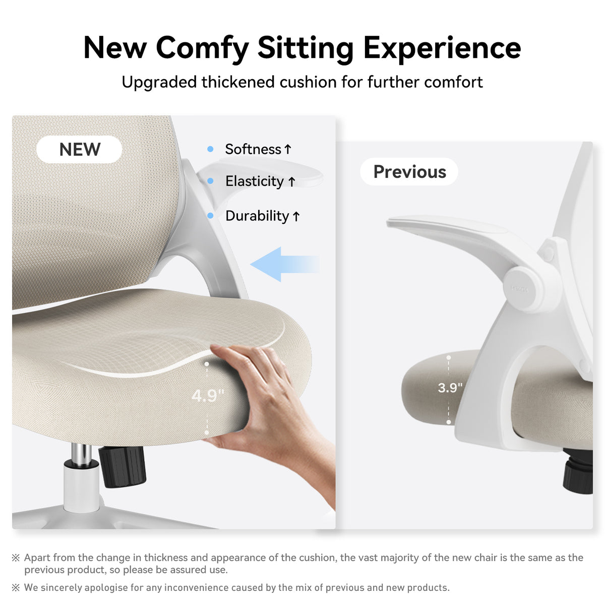 Hbada X7 Smart Ergonomic Ventilated Massage Office Chair, Lumbar Back ...